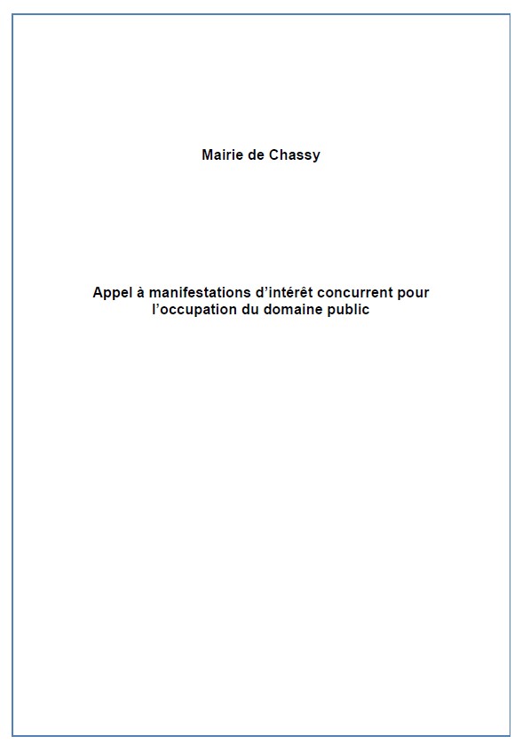Mairie de Chassy | Commune de Chassy